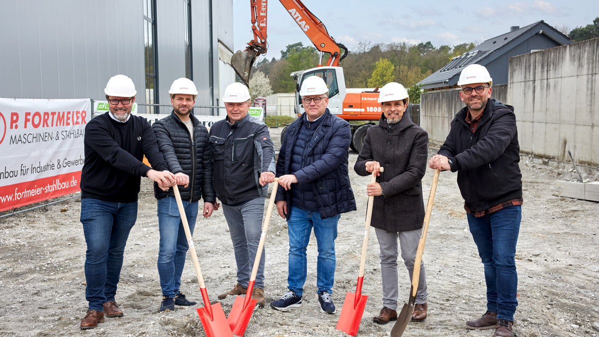 Start of building extension