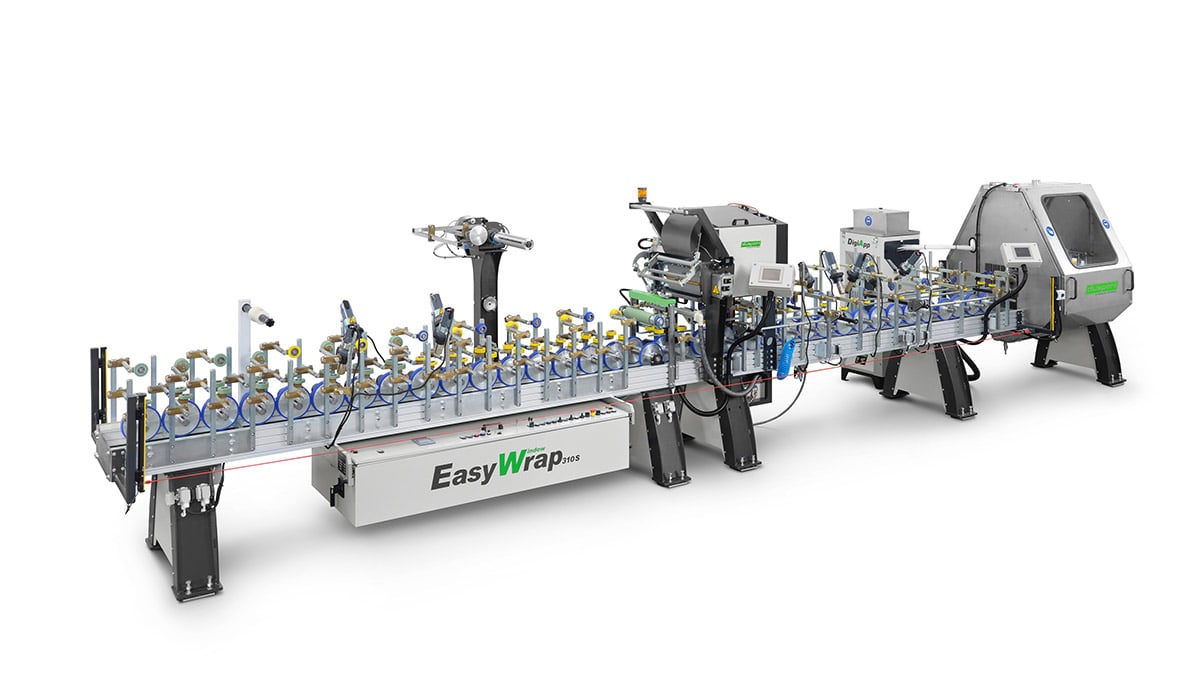 Profile wrapping line for PVC | Duespohl