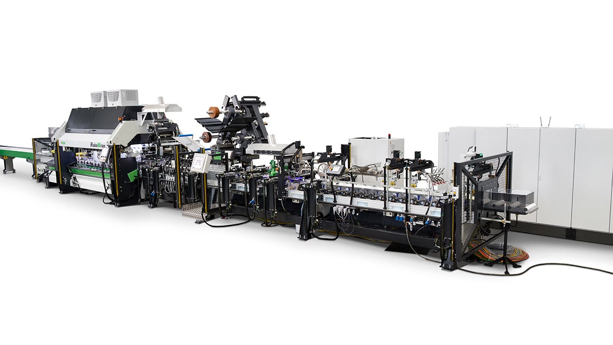 Profile wrapping line for PVC | Duespohl