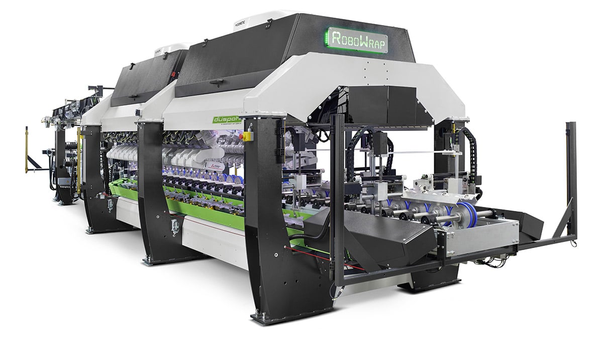 Profile wrapping lines: wood and composites | Duespohl