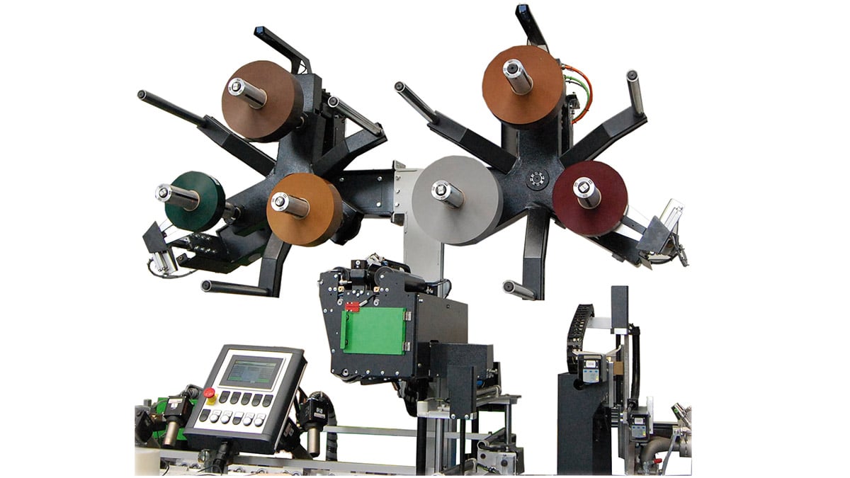ReelChange system for PVC foil - ReelWizard by Duespohl