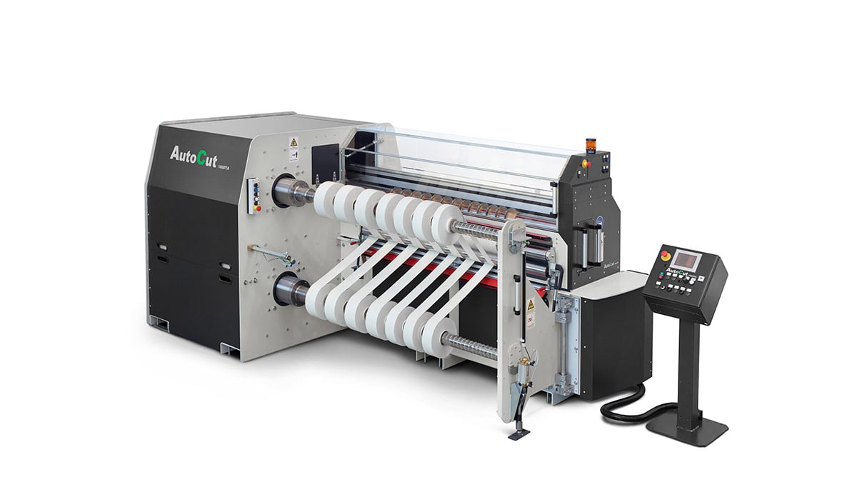Automatic slitting machine - AutoCut by Duespohl