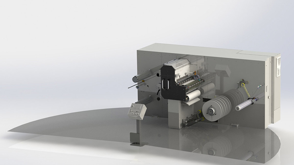 Edge cutting machine EdgeCut by Duespohl