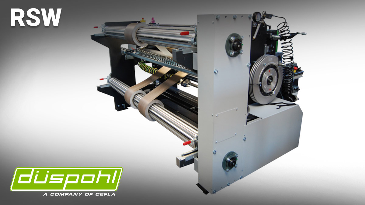 RSW Reel cutting and winding - slitting machine | Duespohl